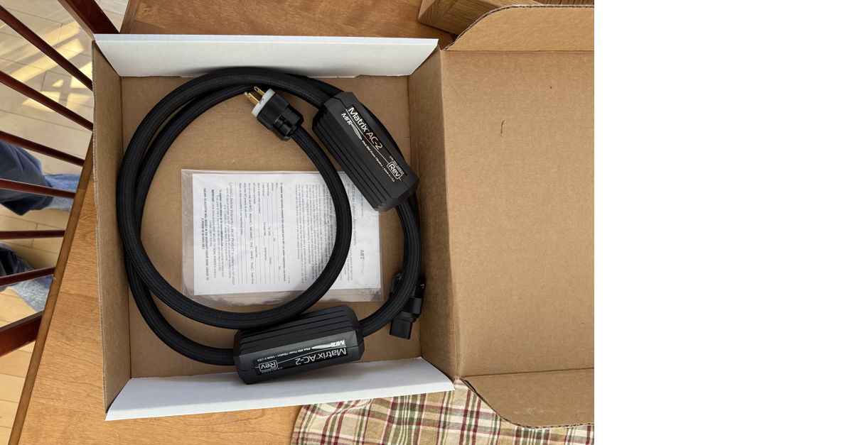MIT Cables Matrix AC-2 REV Power Cable For Sale | Audiogon
