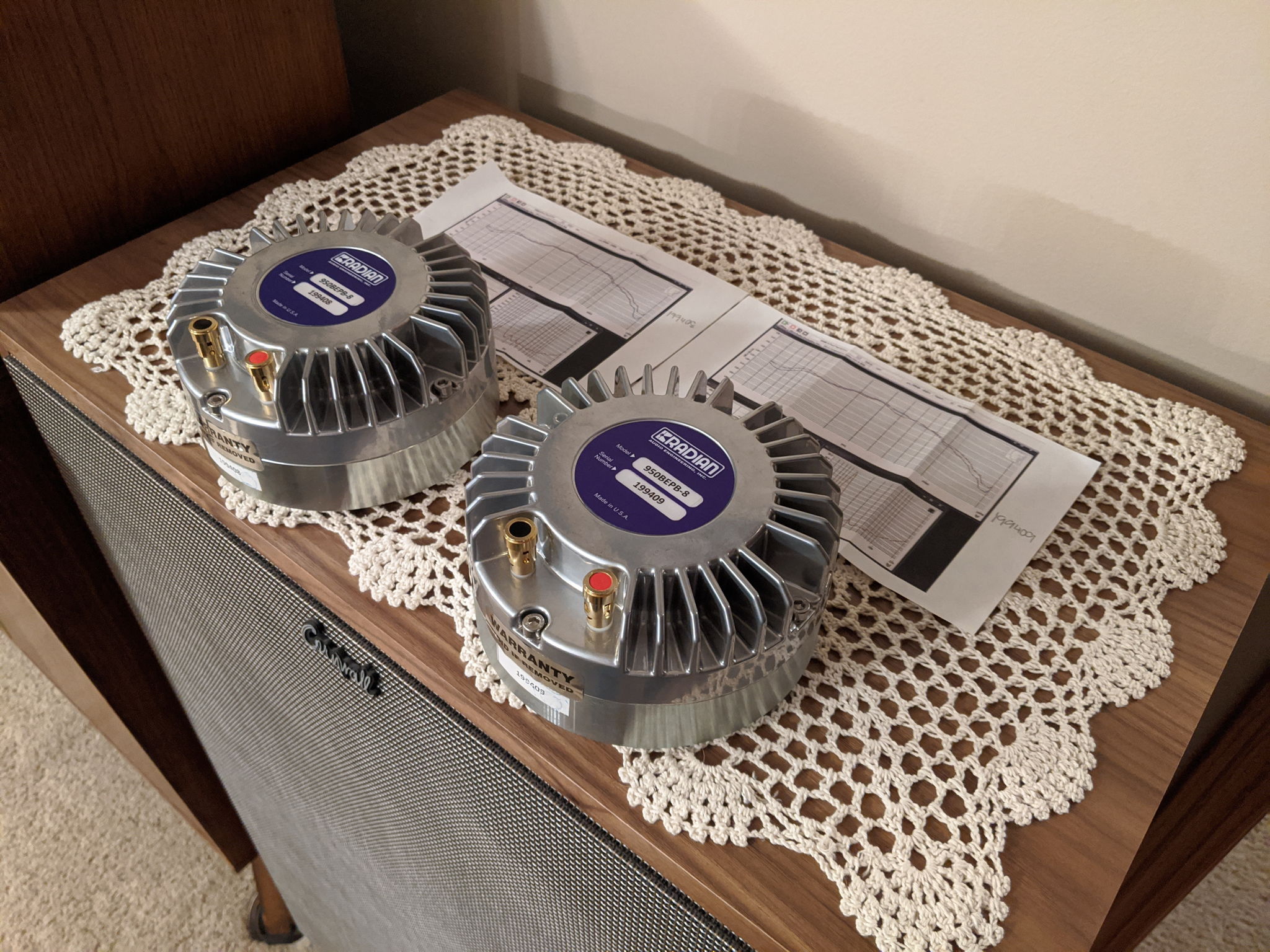 Radian 950BePB-8 Beryllium compression dri... For Sale | Audiogon