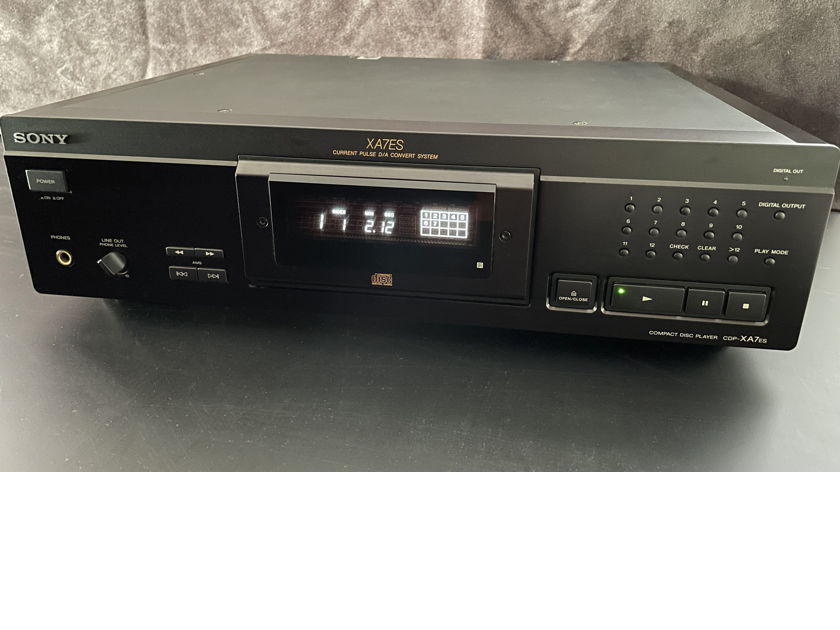 Sony CDP-XA7es Reference CD Player For Sale | Audiogon