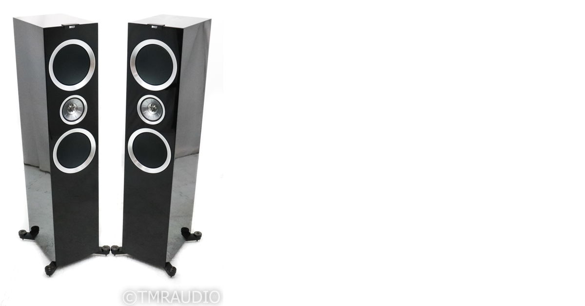 KEF R900 Floorstanding Speakers; Gloss Bla... For Sale | Audiogon