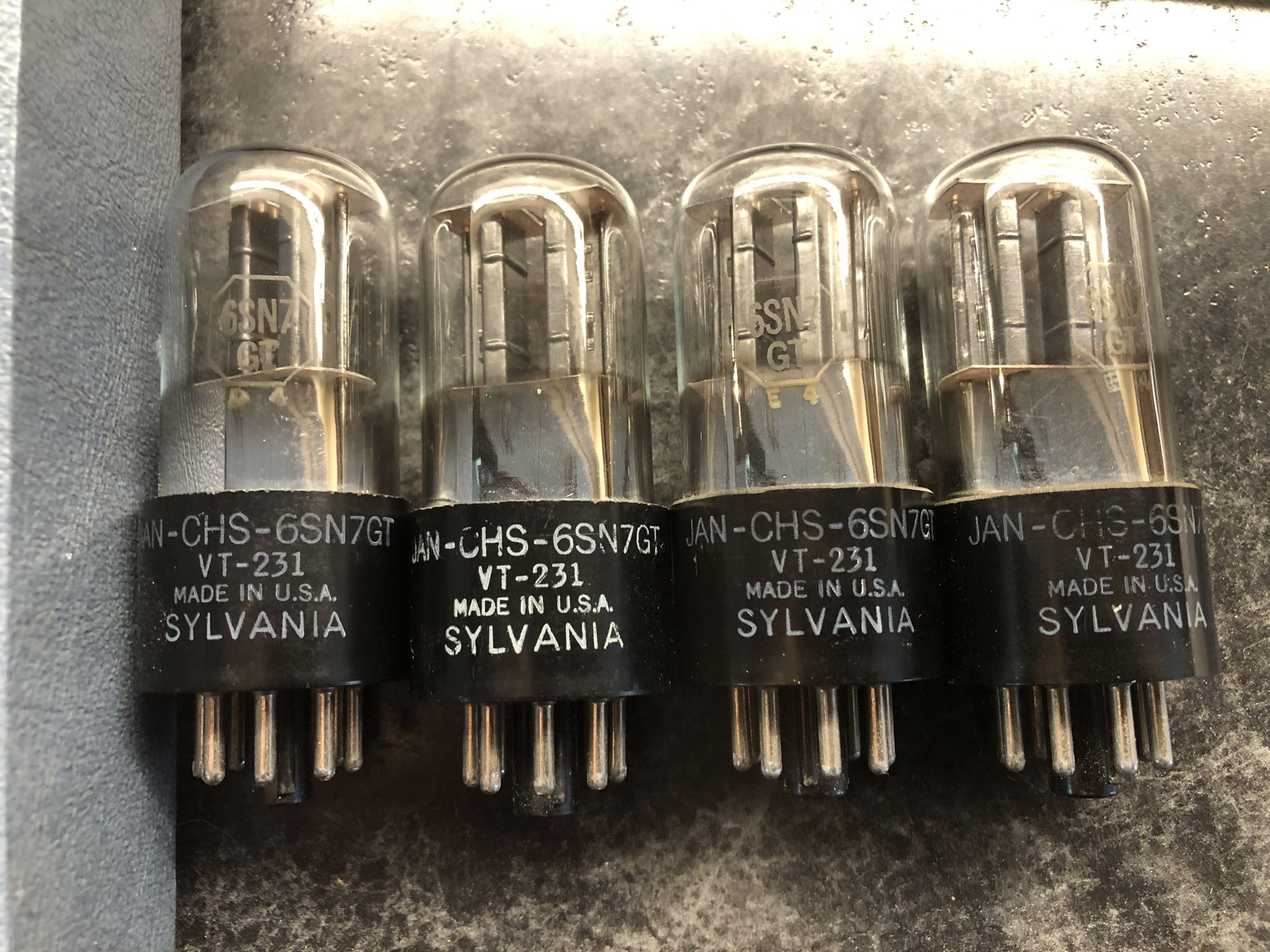 1944 Sylvania 6SN7 JAN-CHS-6SN7GT (VT-231) For Sale | Audiogon