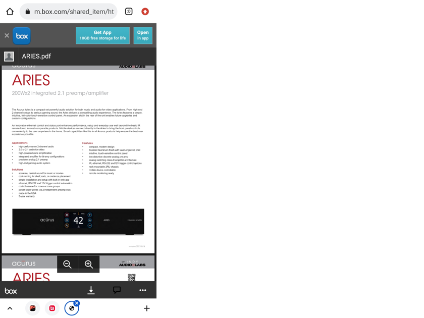 Acurus ARIES 2.1 INTEGRATED AMPLIFIER BRAN... For Sale | Audiogon