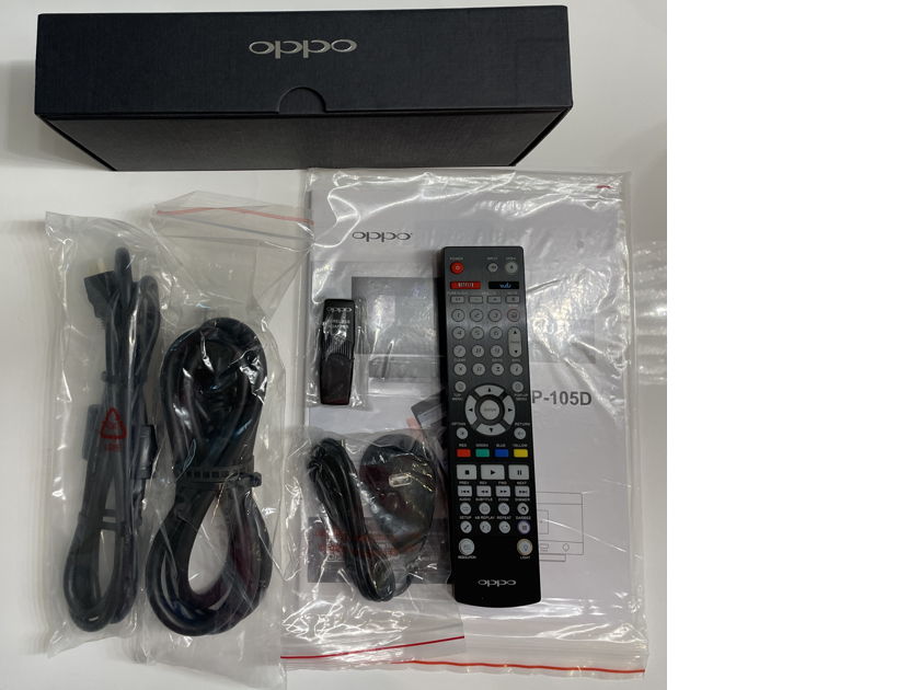 Oppo BDP-105D Blu Ray Player (Region Free ... For Sale | Audiogon