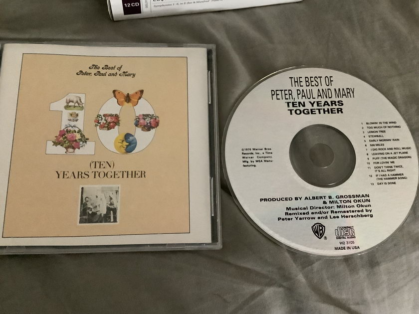 Peter Paul & Mary Ten Years Together For Sale | Audiogon