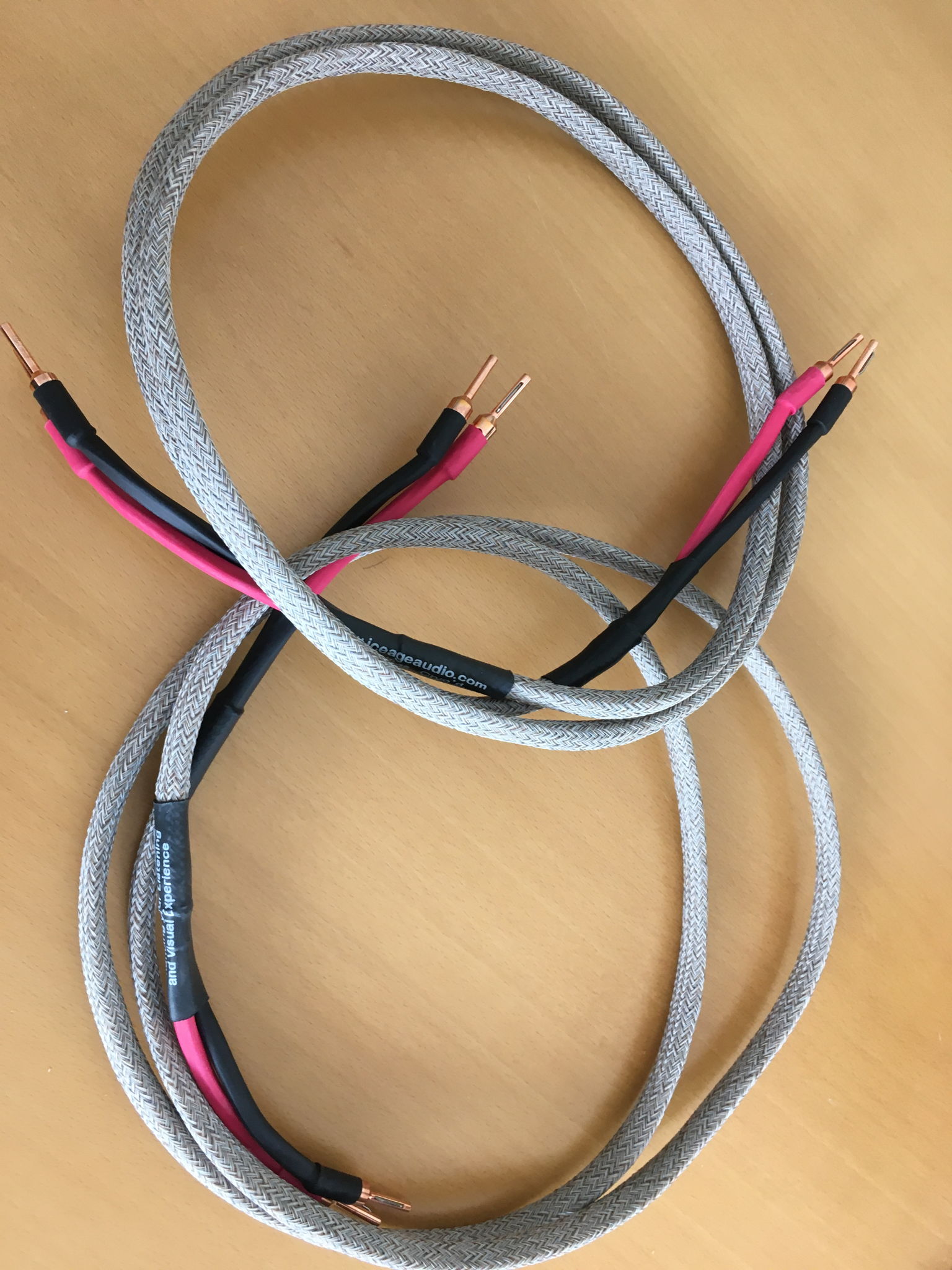 Ice Age Audio Speaker cables 6 foot with b... For Sale | Audiogon