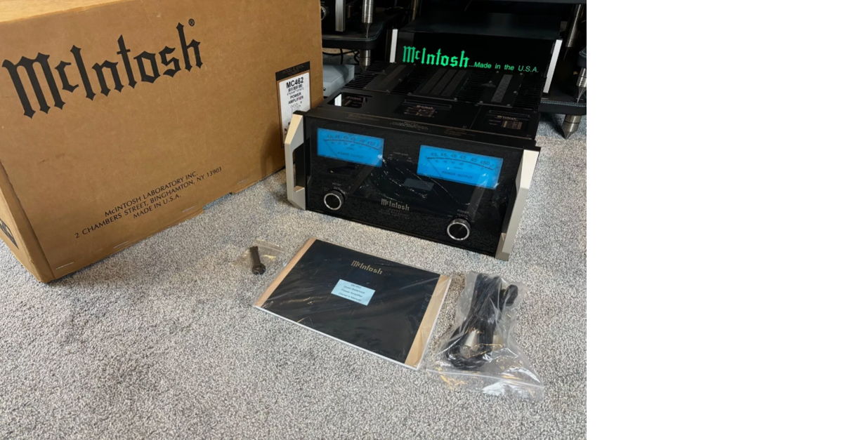McIntosh MC462 Stereo Power Amplifier Audi... For Sale | Audiogon