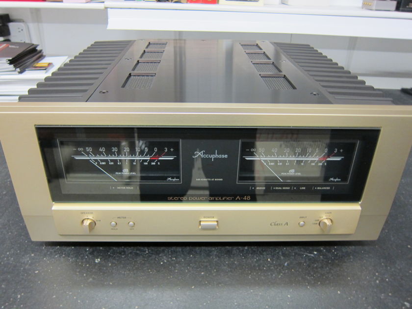 Accuphase A-48 (RETAIL $15000) For Sale | Audiogon