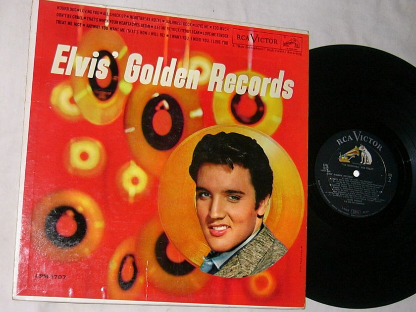 ELVIS PRESLEY LP- - GOLDEN RECORDS-- rare orig 1958 album--RCA Victor ...