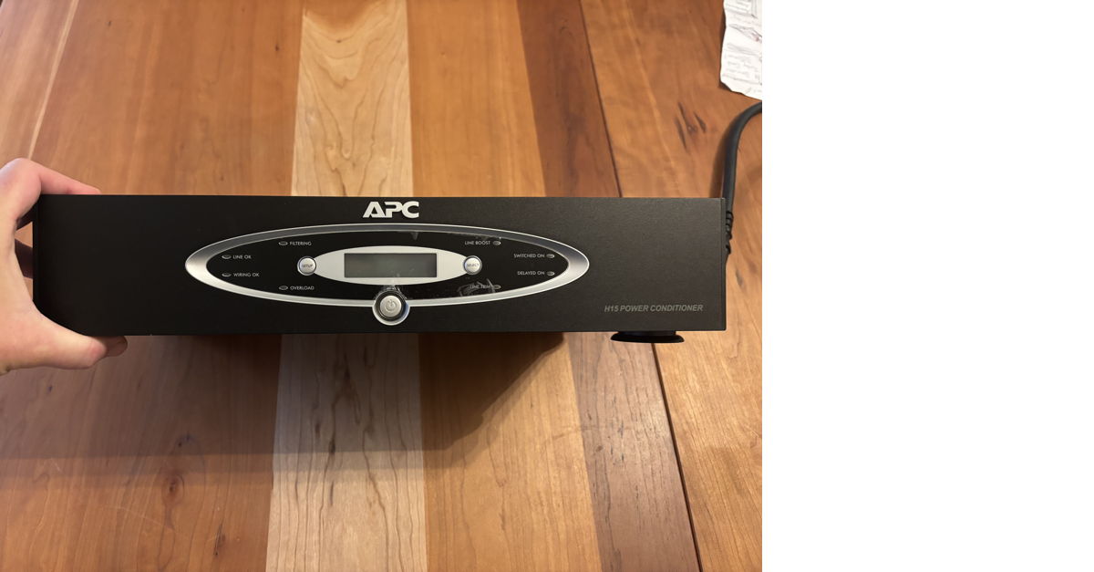 APC H15BLK 1.5k VA H Type Power Conditioner For Sale | Audiogon