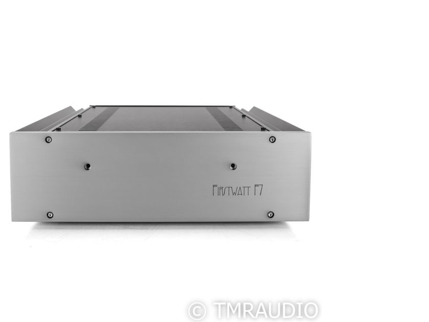 First Watt F7 Stereo Power Amplifier; Silver (51544) | Solid state ...