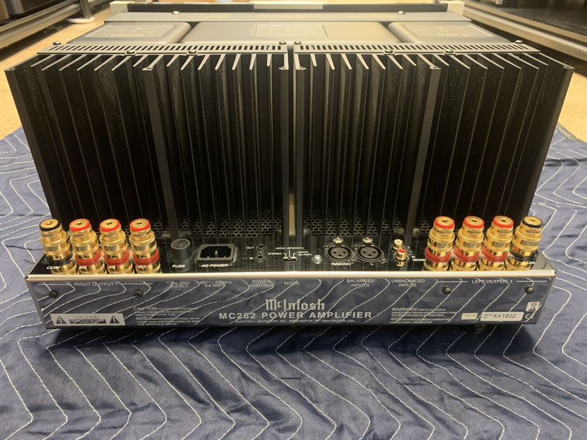 McIntosh MC-252 Stereo/Mono Amplifier - V... For Sale | Audiogon