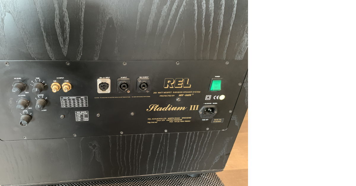 REL Acoustics Stadium III For Sale | Audiogon