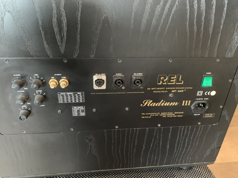 REL Acoustics Stadium III For Sale | Audiogon