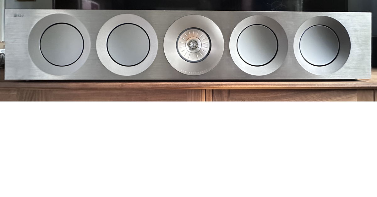 KEF Reference 4C Silver Walnut Center Speaker For Sale | Audiogon