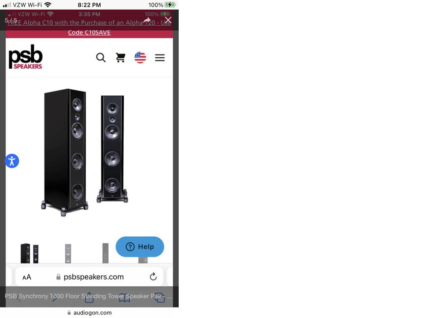 PSB T-600 Loud Speaker Walnut Pair MINT For Sale | Audiogon