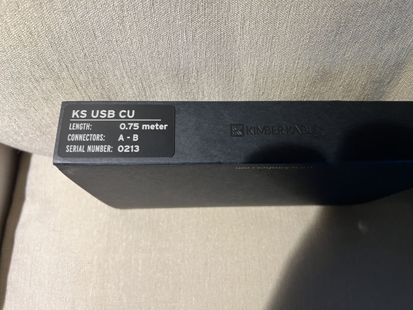 Kimber Kable KS USB-CU .75M For Sale | Audiogon