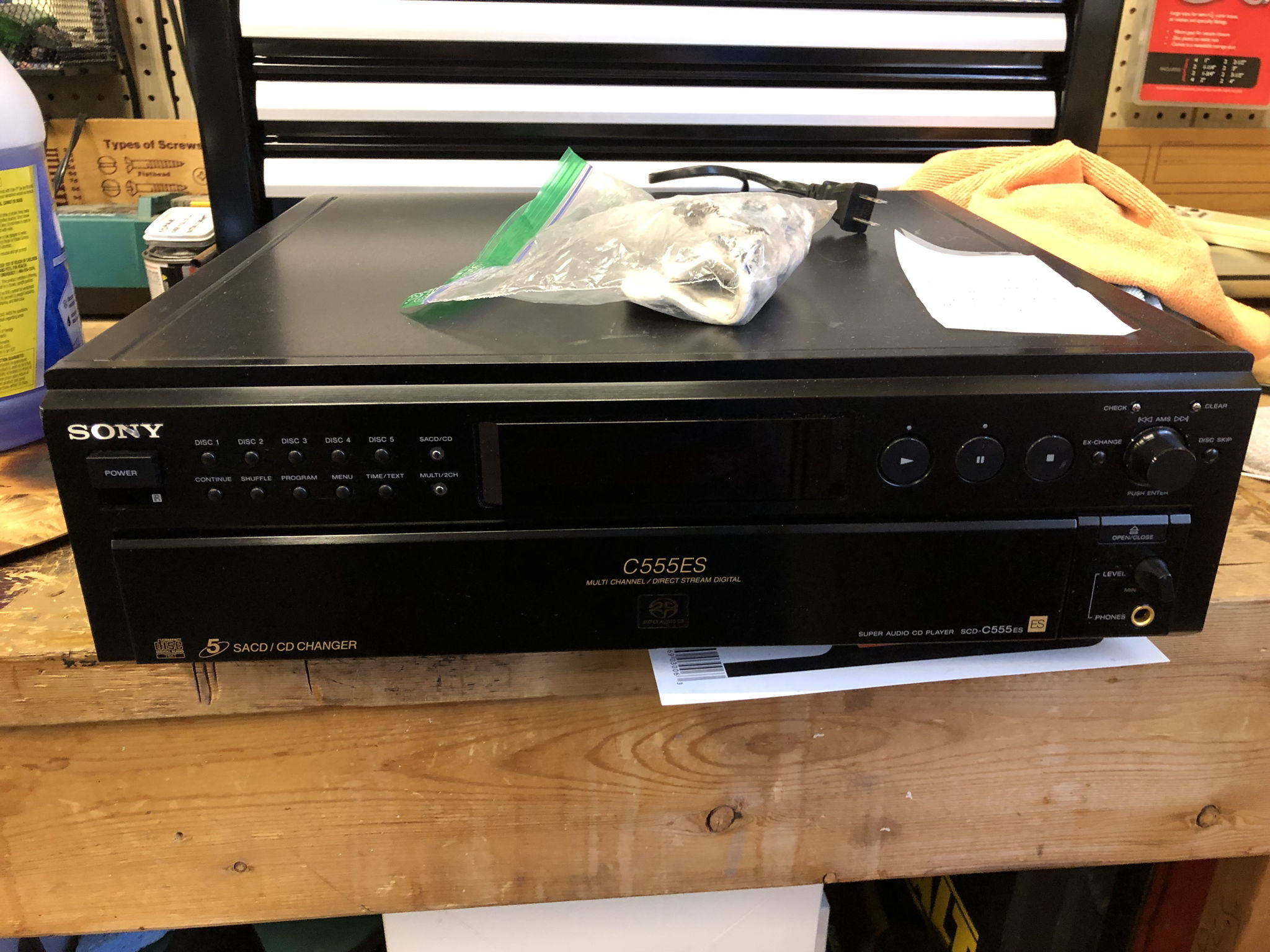 Sony SCD-555ES SACD Changer-PRICE REDUCED! For Sale | Audiogon