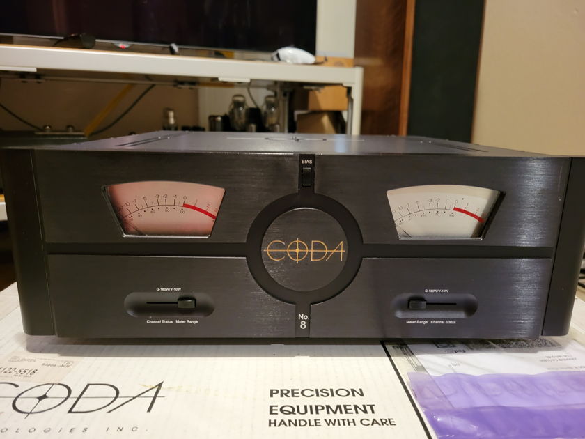 Coda Continuum 8 Amplifier For Sale | Audiogon