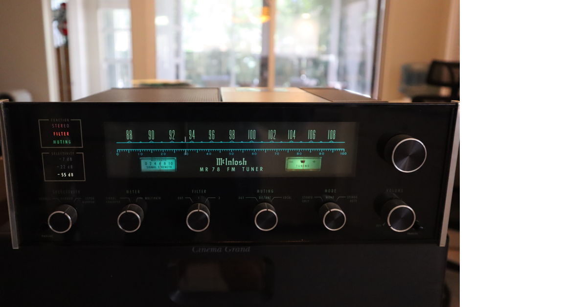 McIntosh MR78 Tuner DEAL OF THE DAY!!!!!!!... For Sale | Audiogon