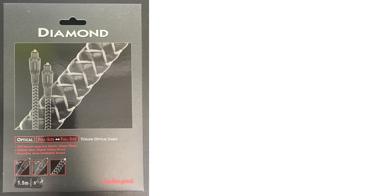 Audioquest Diamond Optical cable. 1.5m. NEW For Sale | Audiogon