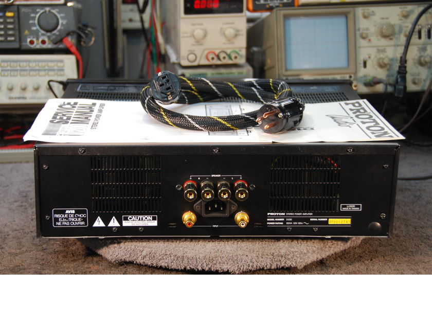 Proton D1200 Power Amplifier - Near MINT -... For Sale | Audiogon