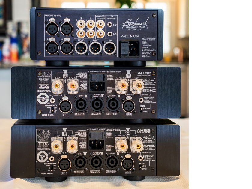 Benchmark Bundle LA4 Pre + 2x AHB2 Amplifier For Sale | Audiogon