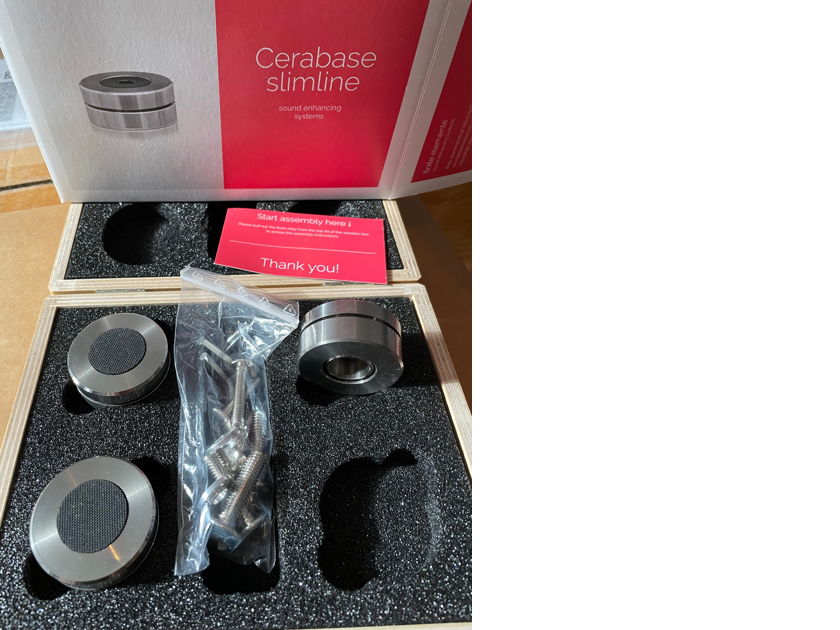 Finite Elemente Cerabase Slimline set of 3 For Sale | Audiogon