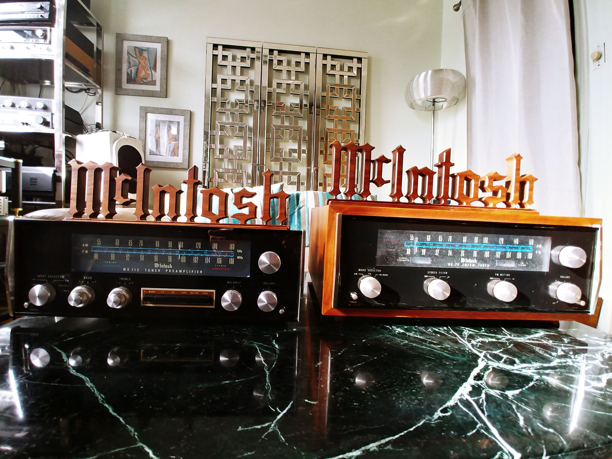 McIntosh Logo Sign Solid Walnut... For Sale | Audiogon