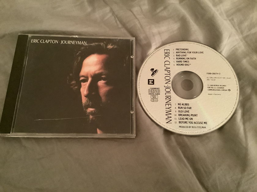 Eric Clapton Reprise Duck Records Germany Compact Disc Journeyman ...