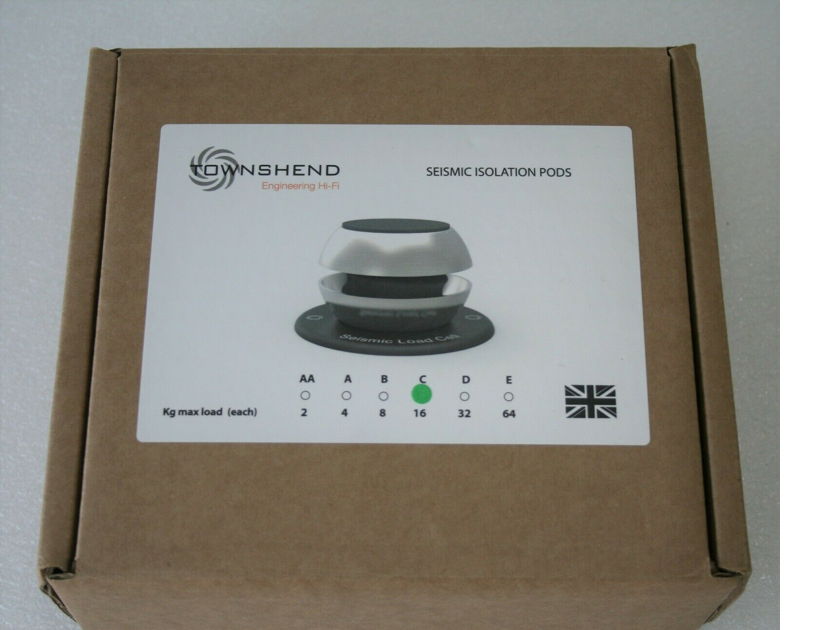 Townshend Audio Seismic Isolation Pods Set of 4 any Size 1-200kg, free ...