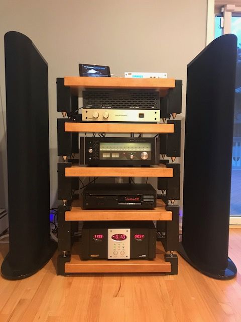 Timbernation 5 Shelf Maple STACK RACK with... For Sale | Audiogon