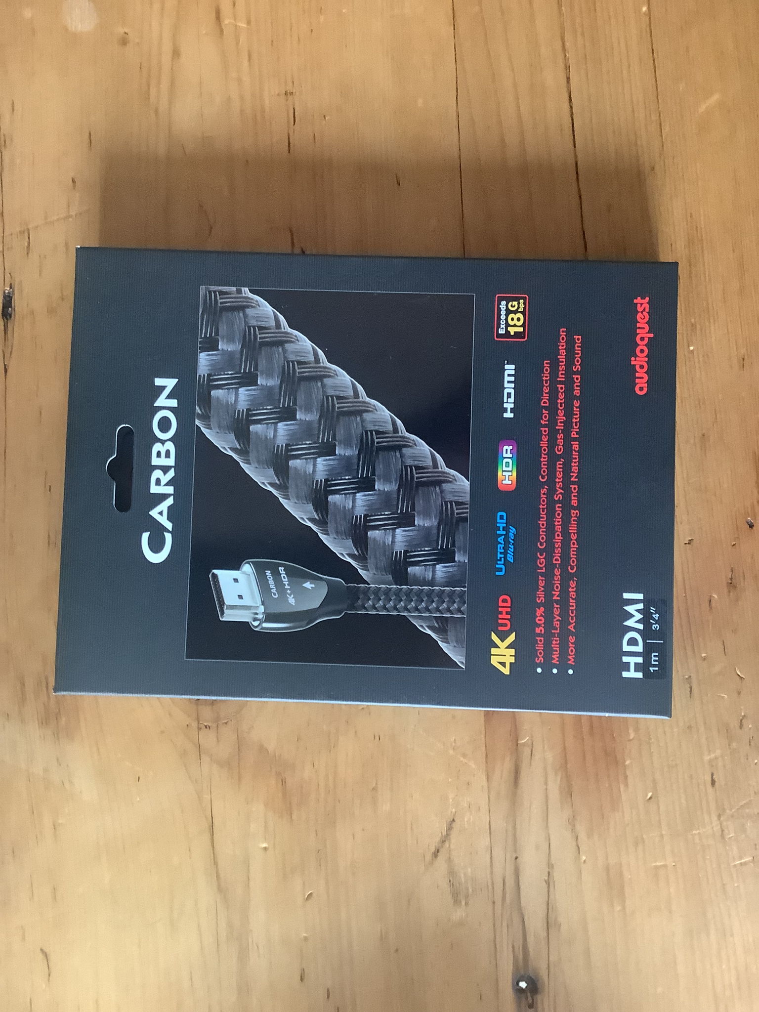 Audioquest Carbon HDMI Cable 2m For Sale | Audiogon