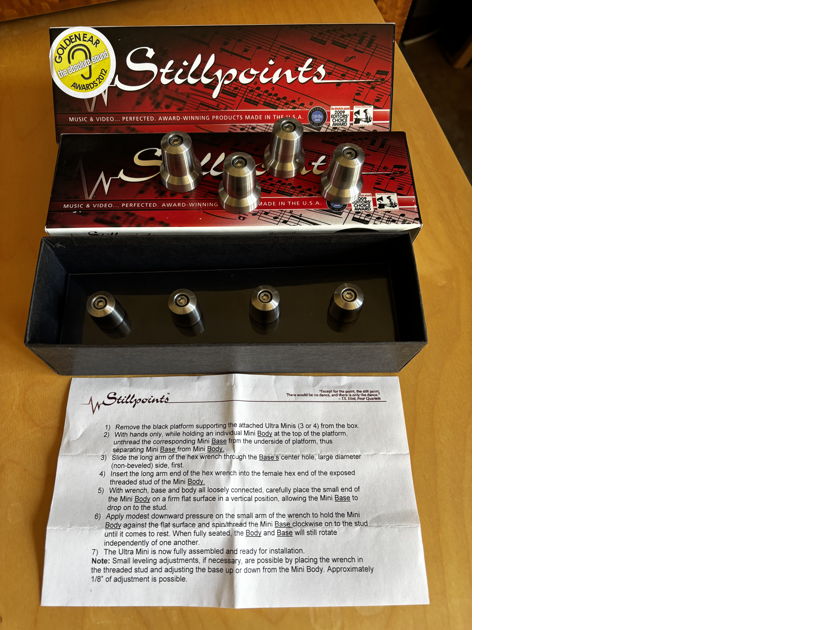 Stillpoints Ultra Mini (Quantity 4) For Sale | Audiogon