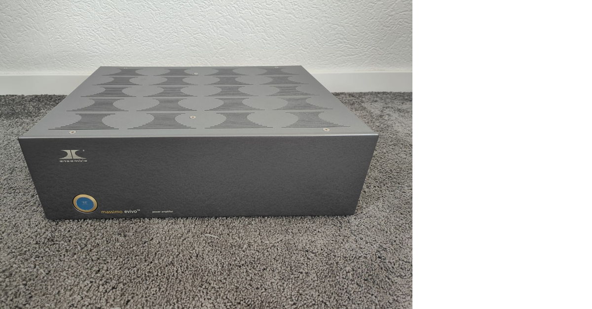 Ensemble Massimo Evivo power amplifier fro... For Sale | Audiogon