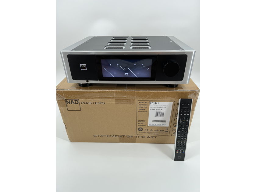 NAD M33 BluOS® Streaming DAC Amplifier For Sale | Audiogon