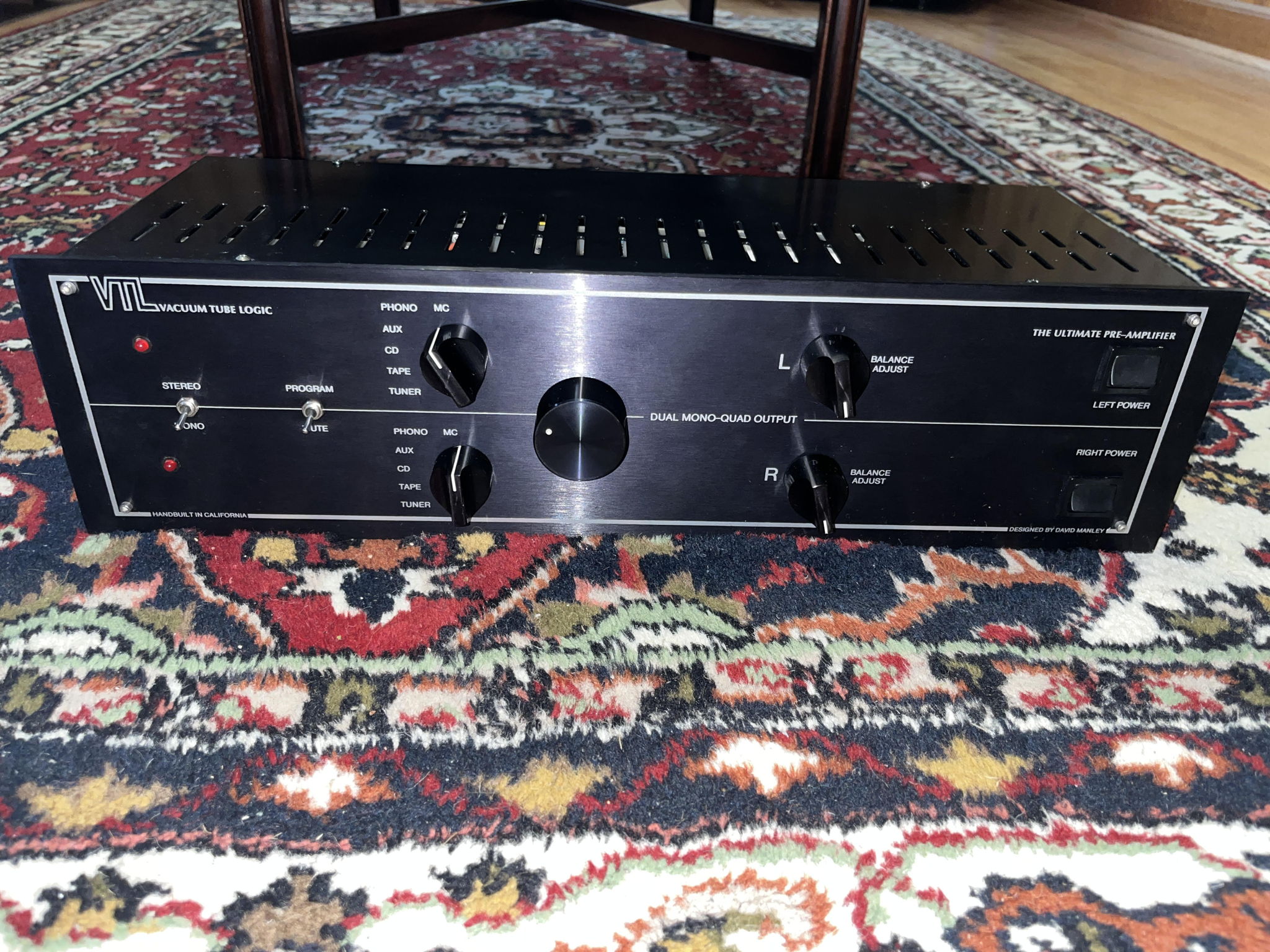 VTL Ultimate mc preamp For Sale | Audiogon