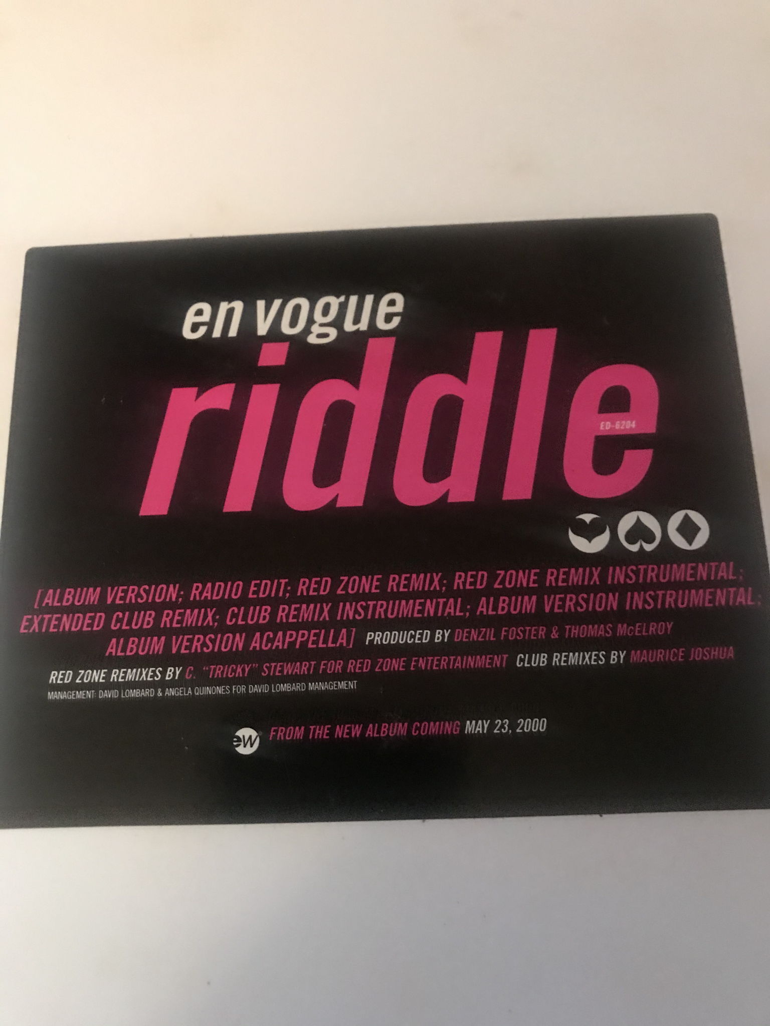 EN VOGUE RIDDLE REMIXES 12" EN VOGUE RIDDLE REMIXES 12" | Dance ...