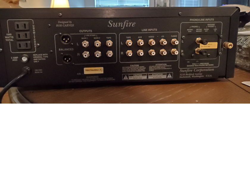 Sunfire classic vacuum tube preamplifier c... For Sale | Audiogon