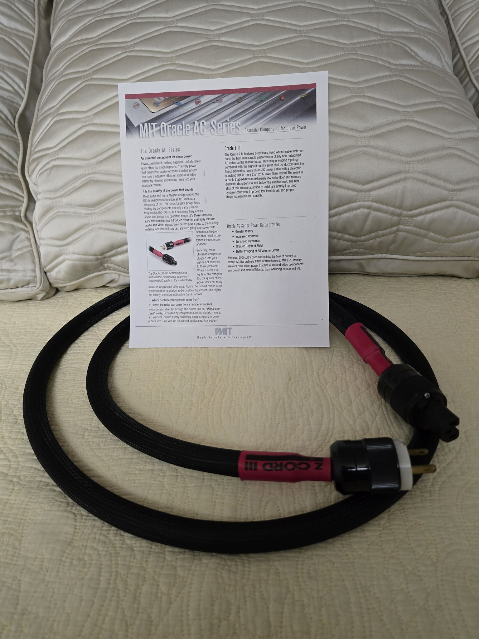 MIT Oracle ZIII AC Power Cord ( 15 amp. 2... For Sale | Audiogon