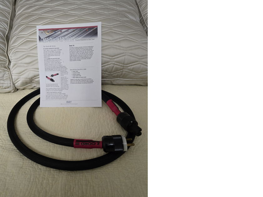 MIT Oracle ZIII AC Power Cord ( 15 amp. 2... For Sale | Audiogon
