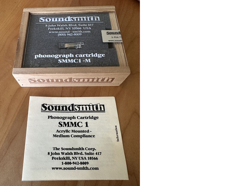 Soundsmith SMMC-1 phono cartridge | Cartridges | Audiogon