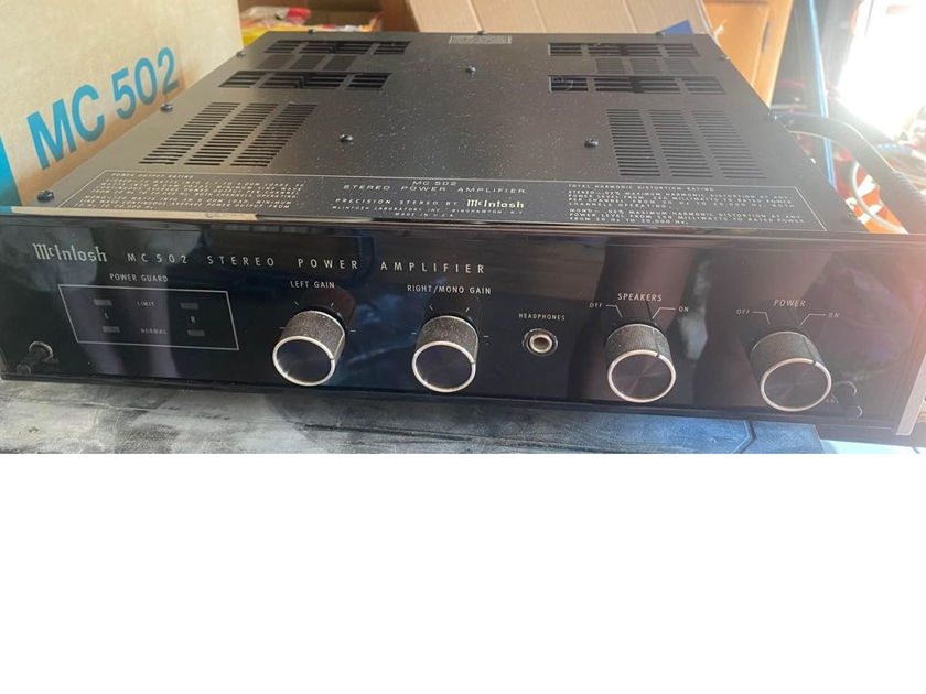 McIntosh MC-502 For Sale | Audiogon