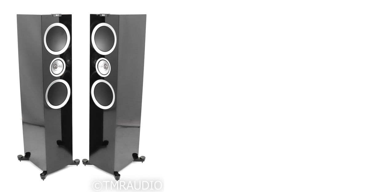 KEF R900 Floorstanding Speakers; Gloss Bla... For Sale | Audiogon