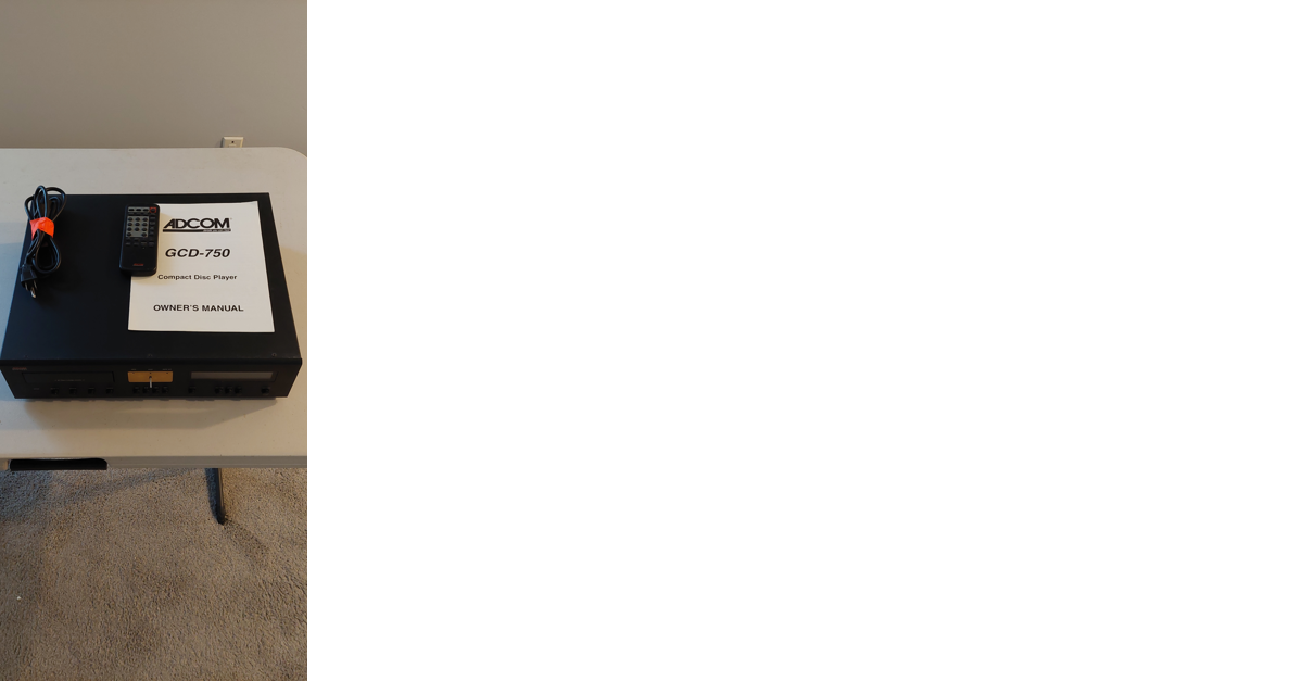 Adcom GCD-750 For Sale | Audiogon