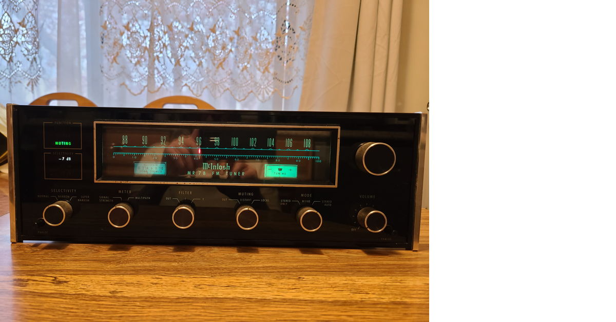 McIntosh MR78 Tuner For Sale | Audiogon