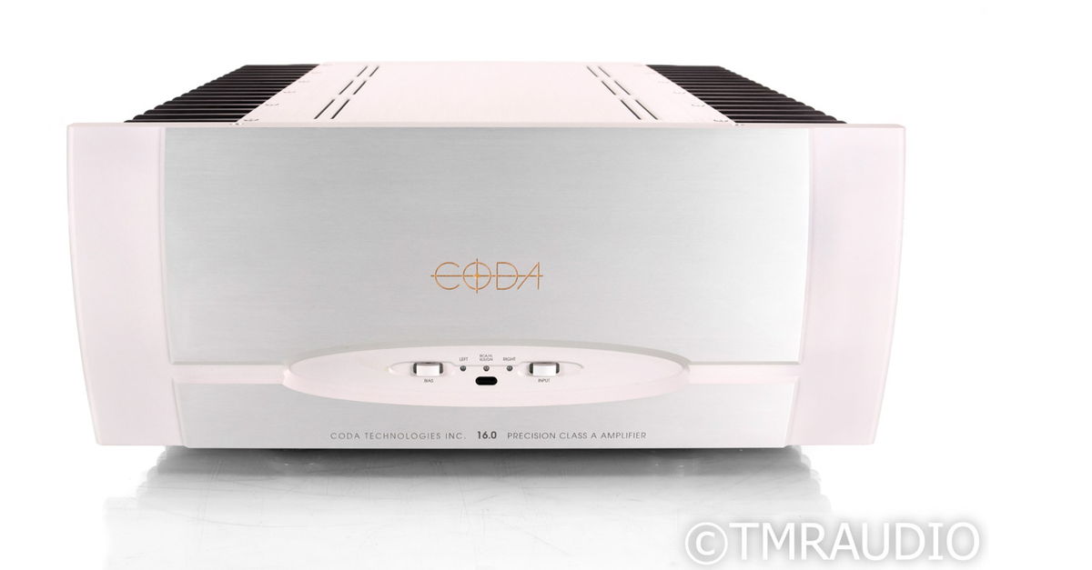 Coda 16 Stereo Power Amplifier; Sixteen; S... For Sale | Audiogon