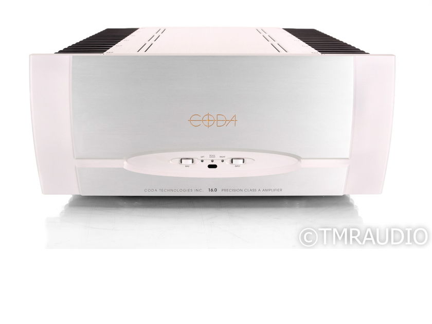 Coda 16 Stereo Power Amplifier; Sixteen; S... For Sale | Audiogon