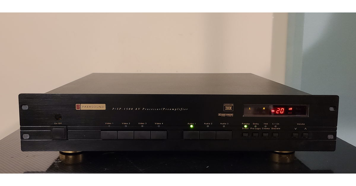 Parasound P/SP-1500 Preamplifier For Sale | Audiogon