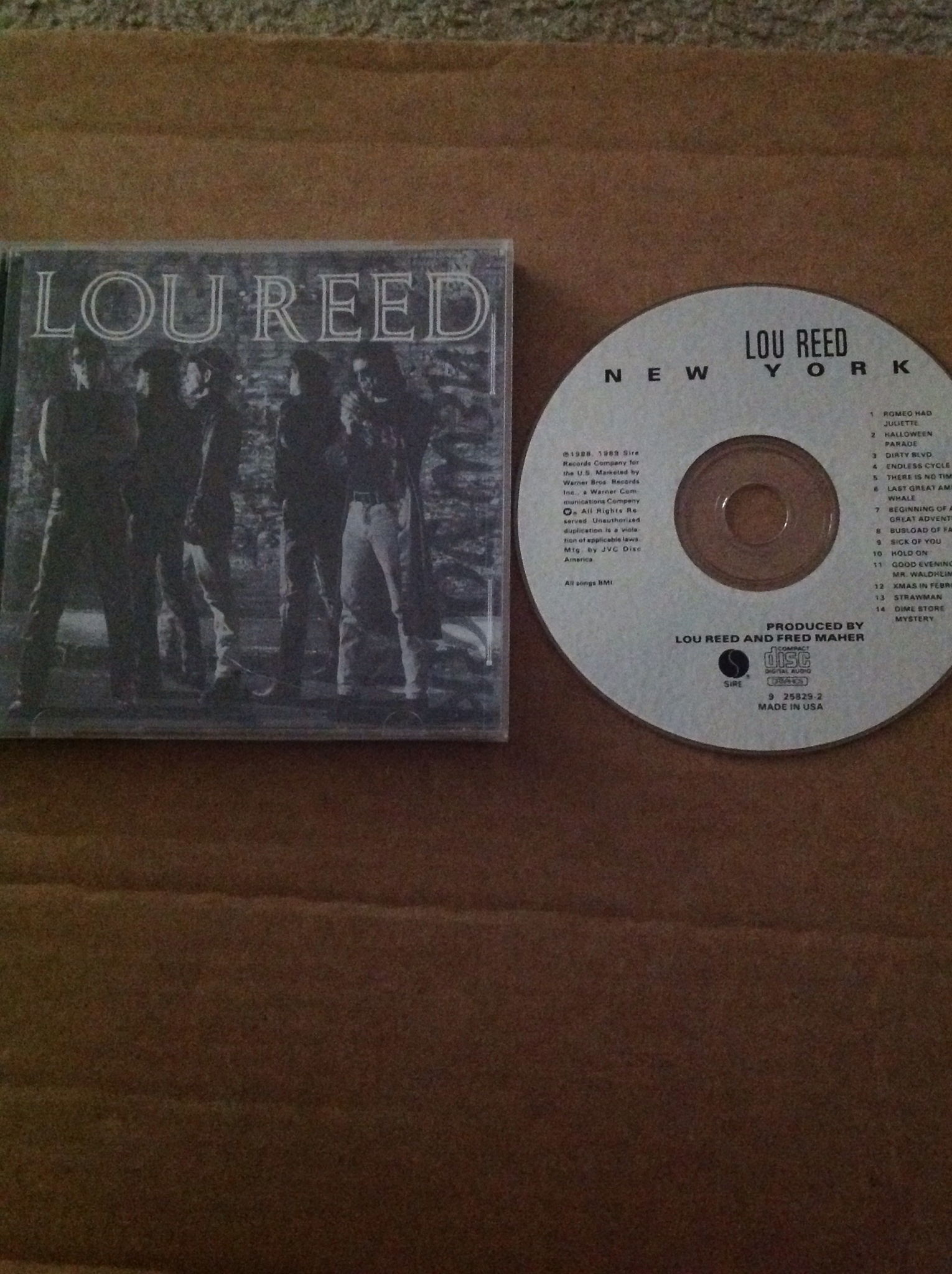 Lou Reed - New York Sire Records CD + Graphics Compact Disc | Rock ...