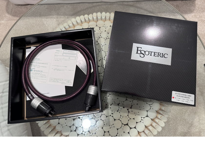 Esoteric 7N-PC9700 Power Cable made by Acr... For Sale | Audiogon